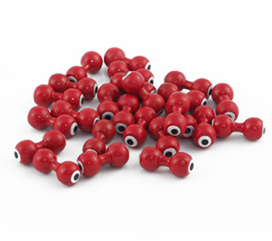 Painted Double Pupil Lead Eyes – Allen Fly Fishing